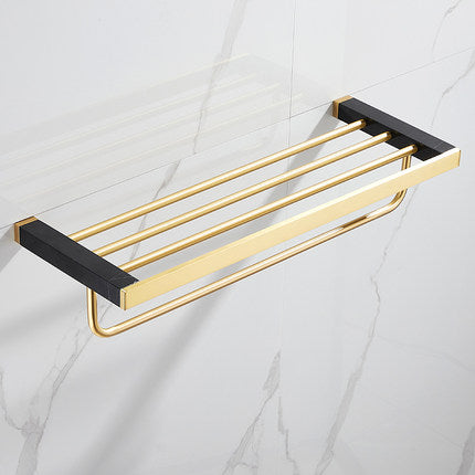 BANCROFT SERIES (BRUSHED GOLD AND BLACK MARBLE ACCENT) - Homequarters