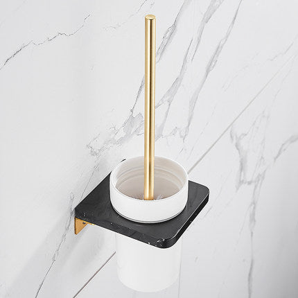 BANCROFT SERIES (BRUSHED GOLD AND BLACK MARBLE ACCENT) - Homequarters