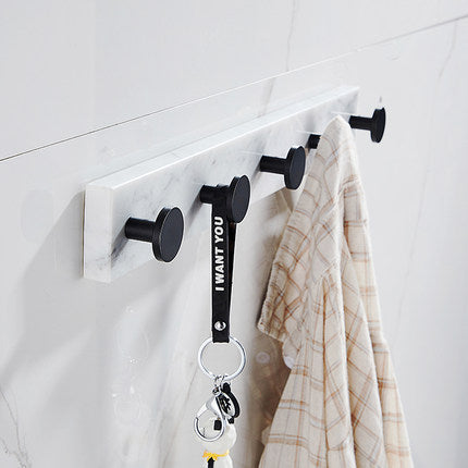 BANCROFT (MATTE BLACK AND WHITE MARBLE ACCENT) - Homequarters