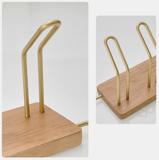 Mahogany Multi-Functional Rack - Homequarters