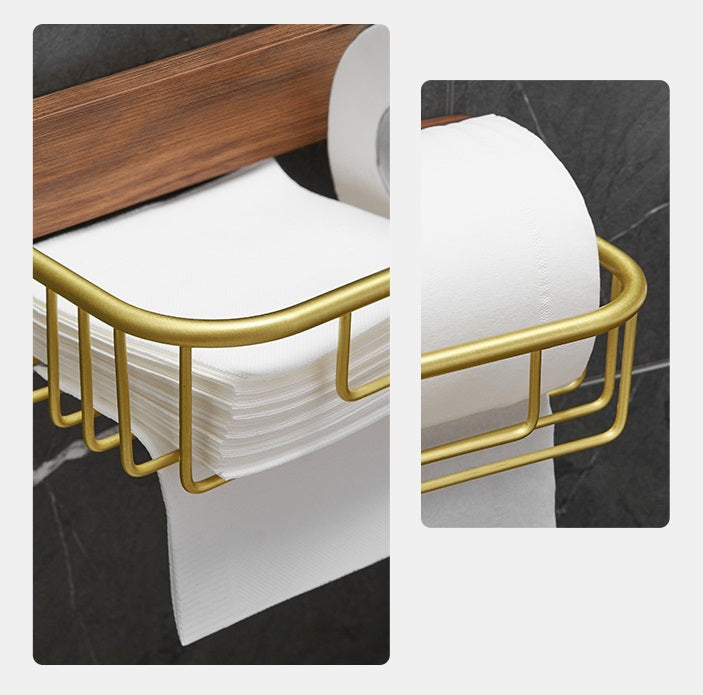 Mahogany Toilet Paper Rack - Homequarters