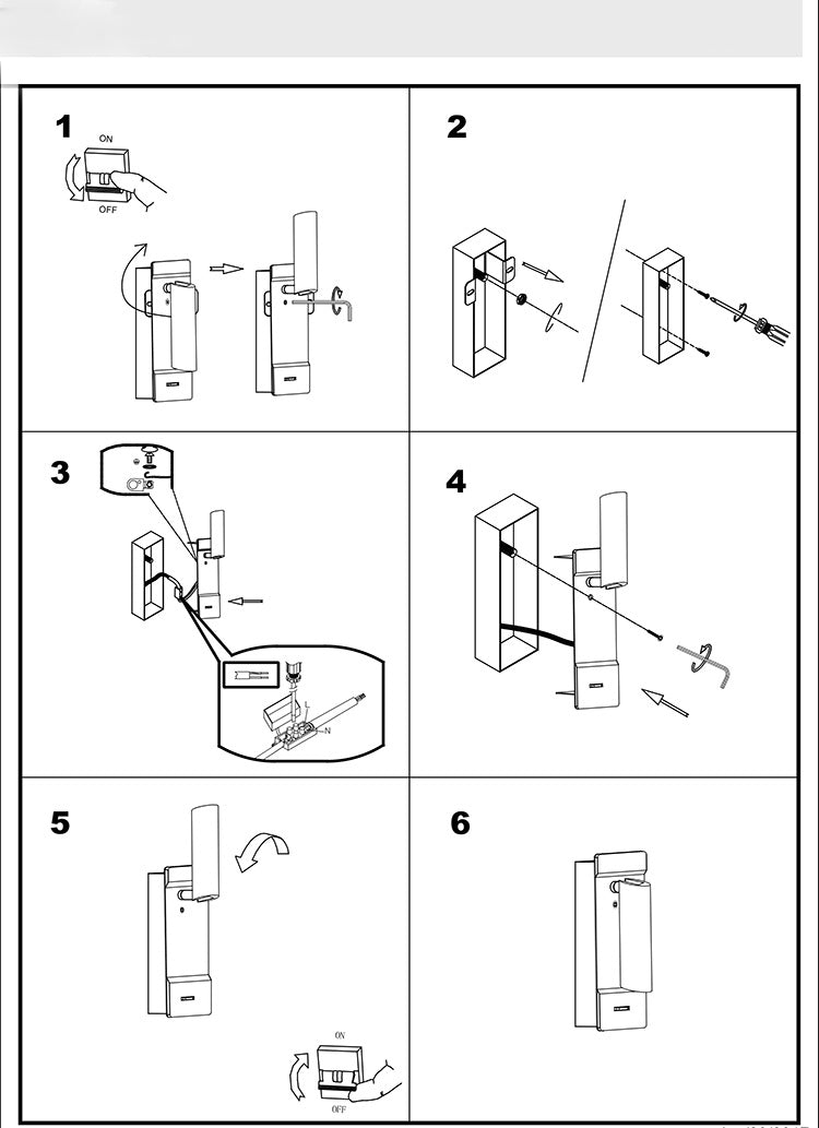Sebastian Side Reading Light - Homequarters