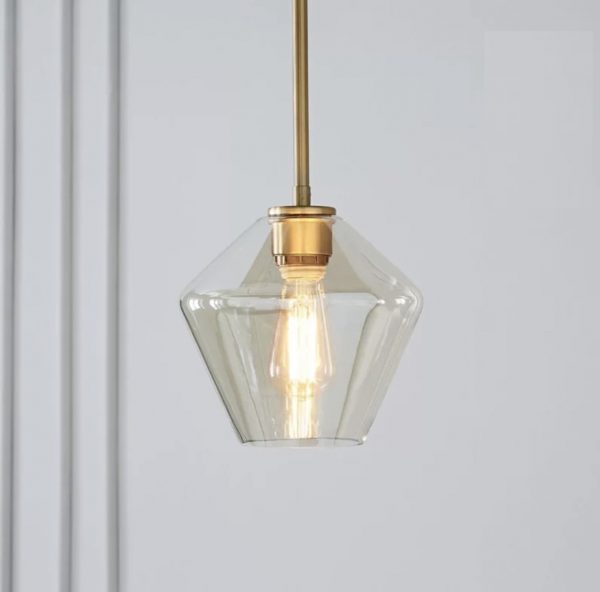 Geo Glass Drop Light - Homequarters